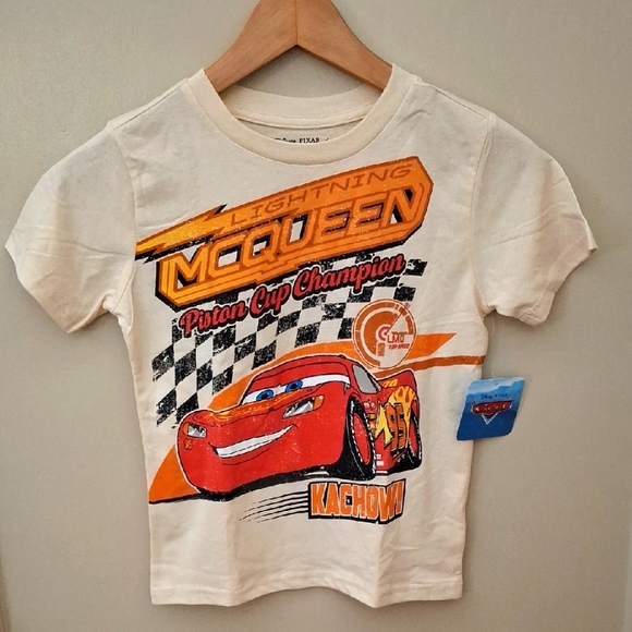 Pixar | Shirts & Tops | Nwt Disney Pixar Cars Kids Lightning Mcqueen ...